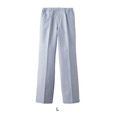 【仕様】 メーカー品番：AN-456 サイズ：L ウエスト：76～82cm ヒップ：110cm 股下：80cm ポリエステル100%/校織ツイル アンクル加工 ●制電 ※脇ゴム入