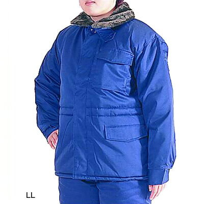 【仕様】 メーカー品番：MB-102 サイズ：LL 着丈：80cm 肩巾：60cm 胸囲：130cm 袖丈：65cm 質量：1.6kg 表生地:綿100% 裏生地:アクリル100%厚地キルティング ●-60℃対応タイプです。 ●冷凍冷蔵倉庫...