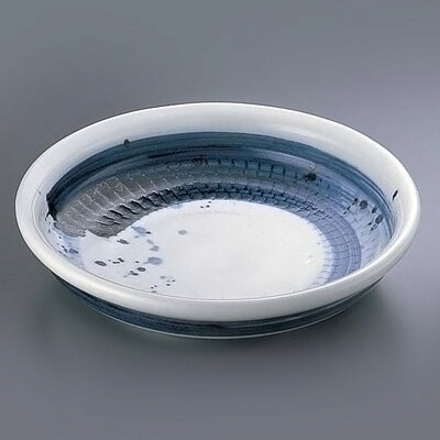 【仕様】 メーカー品番：B03-34 直径×高さ：250×60mm 和食バイキングにピッタリの和陶器の大皿です。 ●美濃焼