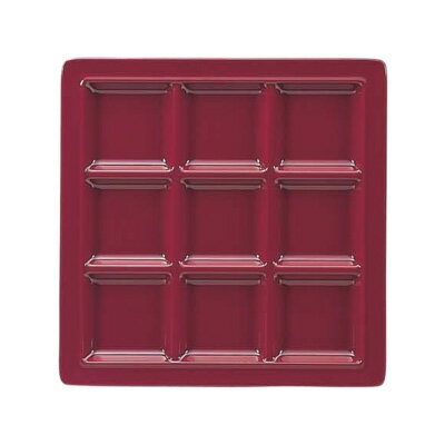 【仕様】 メーカー品番：M-2350 カラー：レッド 幅×奥行×高さ：270×270×19mm