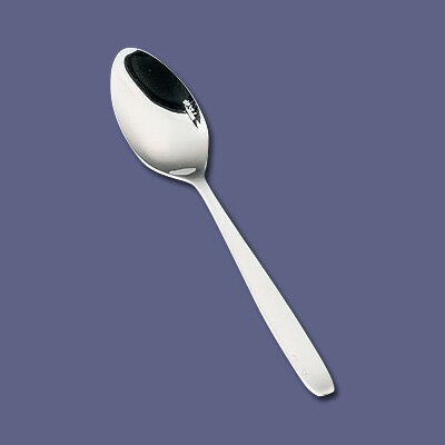 【仕様】 形状名：カレースプーン 全長：185mm ●食材別に使いやすく食べやすいデザインになっています。 ●用途がすぐ分かるように、ハンドルに食材の名前を打刻してあります。