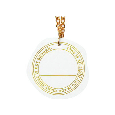 【仕様】 メーカー品番：BM-77 カラー：ホワイト 間口×高さ：47×45mm コミュニケーションの場をつくる小さな演出家たち ボトルキープはお客さまからの大切な預かりもの。洗練されたオリジナルデザインのタッグシリーズからお選びください。...