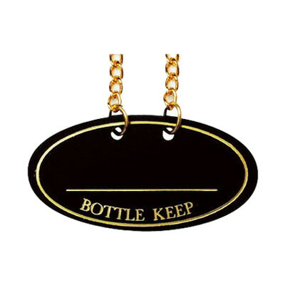 【仕様】 メーカー品番：BM-66 カラー：ブラック 間口×高さ：55×28mm コミュニケーションの場をつくる小さな演出家たち ボトルキープはお客さまからの大切な預かりもの。洗練されたオリジナルデザインのタッグシリーズからお選びください。...