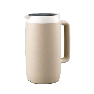 【仕様】 カラー：ベージュ 容量：1.7L 直径×高さ：135×250mm 底径(外寸)：115mm 重量：0.47kg ●断熱材使用により保温力が高く、本体表面が結露しません。 ●蓋の着脱は1/4回転でラクラク。 ●氷と水を入れての注水も...