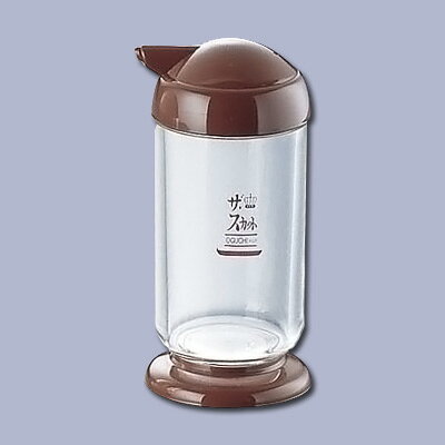 【仕様】 カラー：茶 直径×高さ：57×126mm 容量：140c.c. ザ・スカット スパイスシリーズ2 材質:本体/アクリル フタ/AS樹脂 耐熱温度:101℃ ●表面張力の作用で、誘導壁の間に流れ込み、そのまま蓋の内壁を伝って下に落ち...