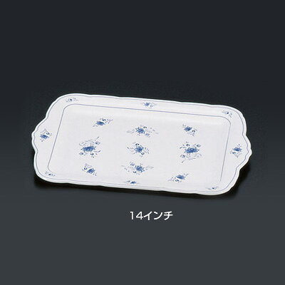 【仕様】 メーカー品番：BF-22 サイズ：14インチ 幅×奥行×高さ：350×250×18mm メラミン「ビューティフラワー」シリーズ ※洗浄器対応