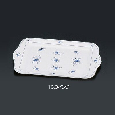【仕様】 メーカー品番：BF-26 サイズ：16.8インチ 幅×奥行×高さ：420×310×30mm メラミン「ビューティフラワー」シリーズ ※洗浄器対応