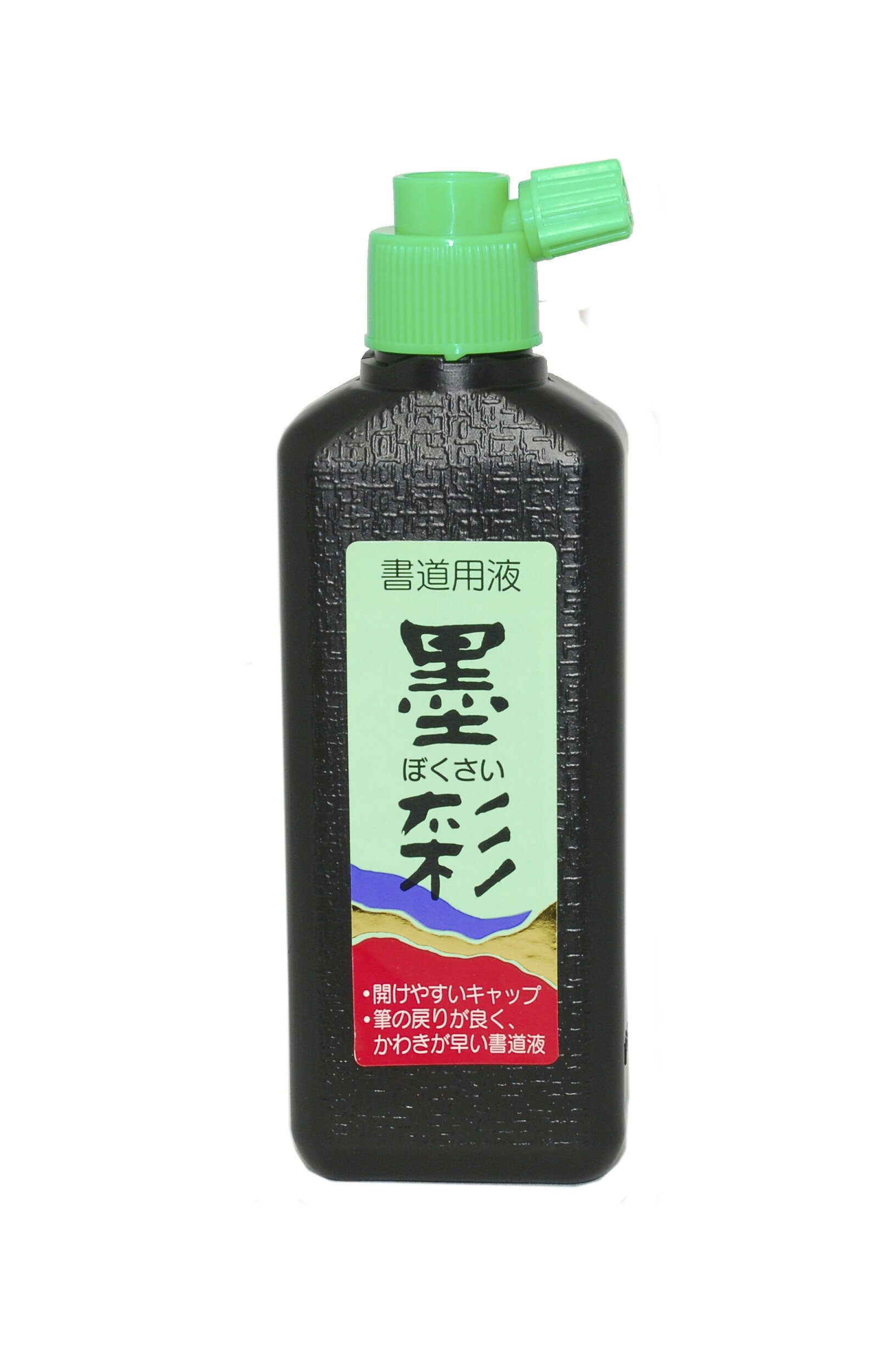 本体サイズ:35×55×163mm本体重量:220gパッケージサイズ:35×55×163mmパッケージ重量:220g入り数1青味を帯びた優雅な墨色筆の戻りが良く、かわきが早い書道溶液。180ml材質:ボトル:PE,キャップ:PP,小キャップ...