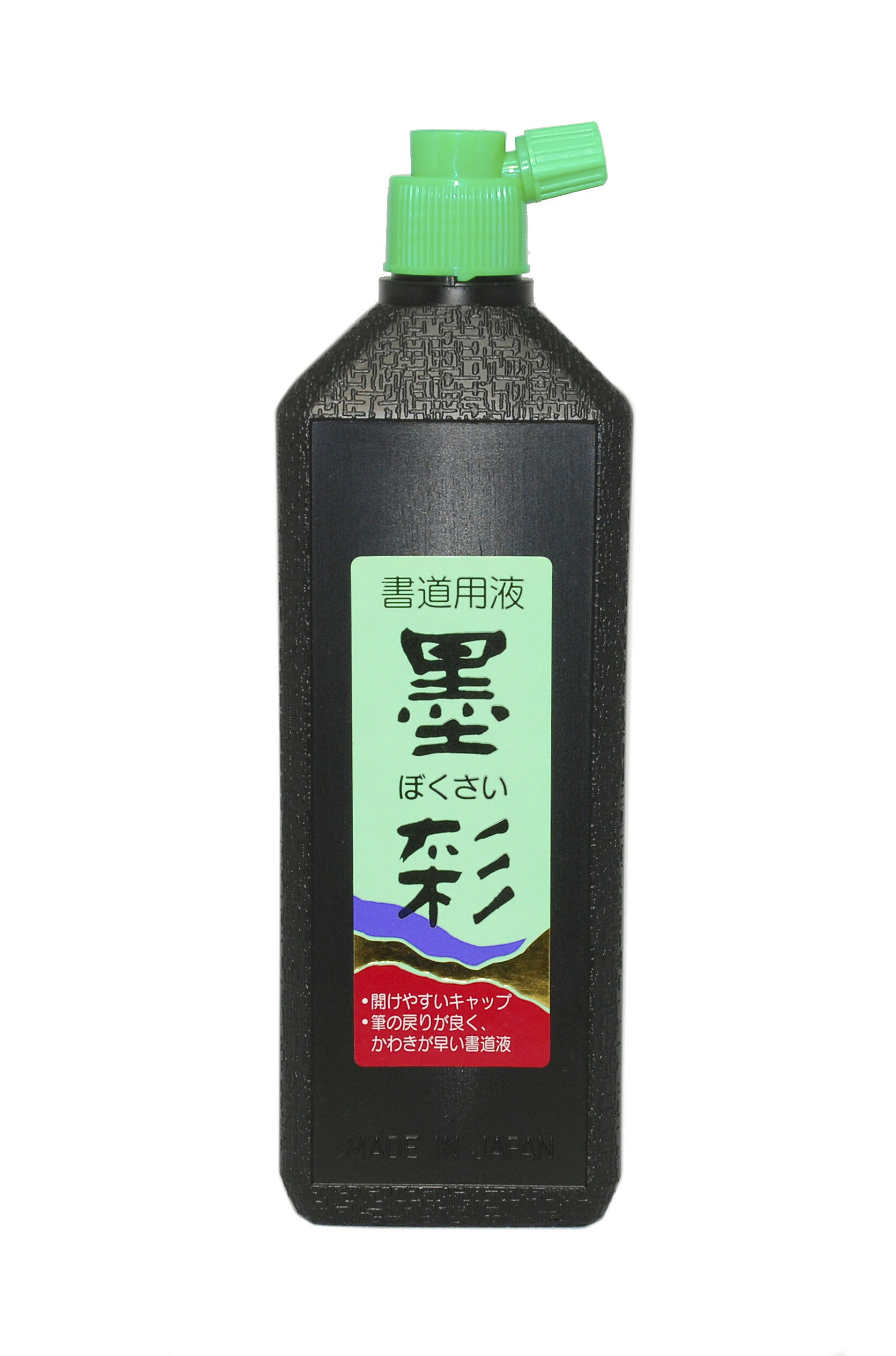 本体サイズ:48×67×213mm本体重量:520gパッケージサイズ:48×67×213mmパッケージ重量:520g入り数1青味を帯びた優雅な墨色筆の戻りが良く、かわきが早い書道溶液。450ml材質:ボトル:PE,キャップ:PP,小キャップ...