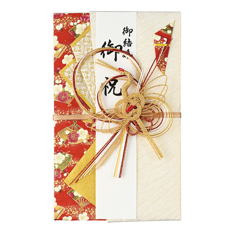 本体サイズ:205×125×10mm本体重量:45gパッケージサイズ:215×140×10mmパッケージ重量:45g入り数1檀紙と友禅紙の鶴の水引大判金封ゴールドベースの檀紙と友禅紙に売れ筋の鶴の水引飾りを組み合わせた重厚感のある大判金封で...