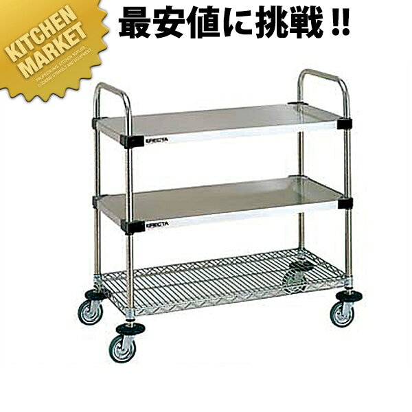 【業務用厨房機器のキッチンマーケット】スーパーエレクター・カート UTTカート2型 NUTT1-2S規格 : [NUTT1-2S]外寸 縦 横 高さ : 461×759×H963mm材質 : 棚板:スチールワイヤー・クロームメッキ・抗菌クリ...