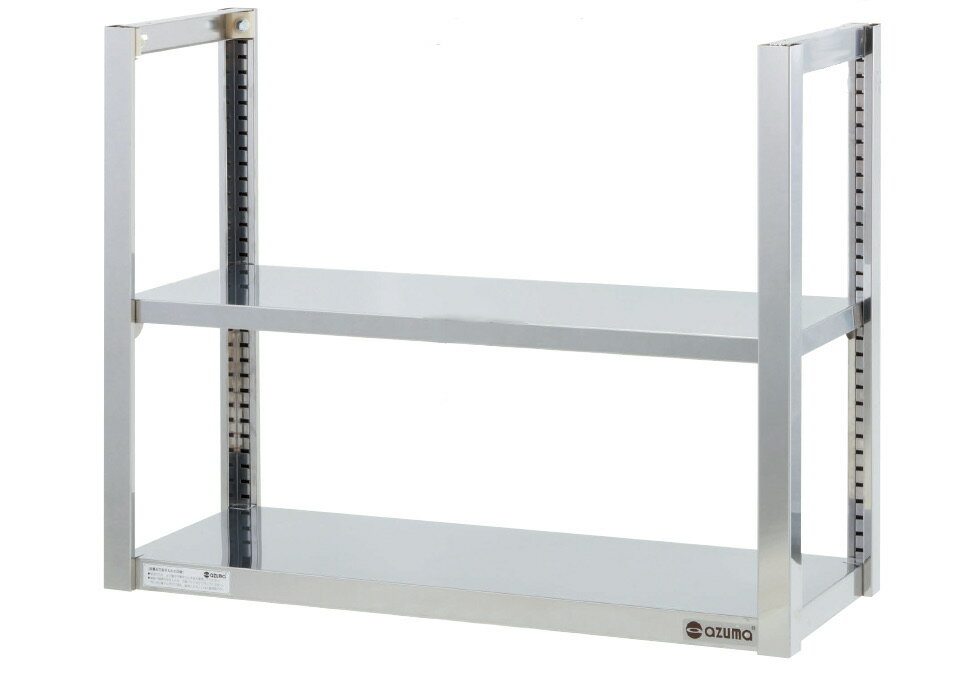 　新品・送料無料！ 吊下棚二段【TF2S-900-350】 寸法 900×350mm 実用耐荷重80kg 吊戸棚や棚等の下へ吊り下げて使用できます。 取付け用Φ8mm長丸が四隅にあけてあります。 二段式です。 中棚は上下自在式です。 棚柱ピ...