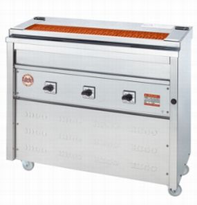 　新品・送料無料！ ヒゴグリラー 電気グリラー 焼鳥専用タイプ 床置型 3P-206K 　　　　 ご注文前に、在庫及び納期のご確認をお願い致します。 製品仕様一覧表 ■型式 3P-206K ■火床寸法(幅×奥行mm) 600×110 ■外寸...