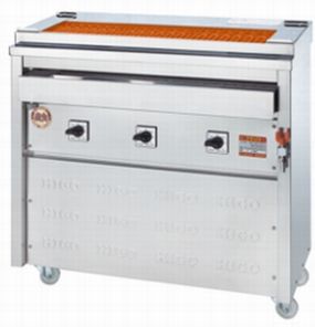 　新品・送料無料！ ヒゴグリラー 電気グリラー 焼鳥大串タイプ 床置型 3P-210X ご注文前に、在庫及び納期のご確認をお願い致します。 製品仕様一覧表 ■型式 3P-210X ■火床寸法(幅×奥行mm) 750×170 ■外寸 (mm)...