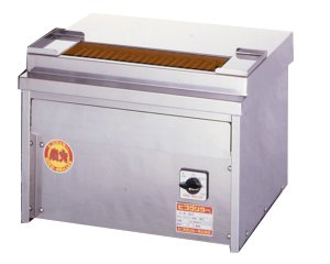 　新品・送料無料！ ヒゴグリラー 電気グリラー 焼鳥専用・大串タイプ　卓上型 P-123KC ご注文前に、在庫及び納期のご確認をお願い致します。 製品仕様一覧表 ■型式 P-123KC ■火床寸法(幅×奥行mm) 380×110 ■外寸 (...