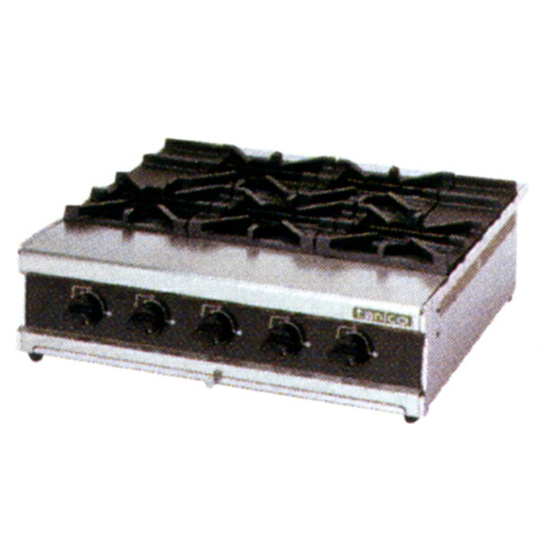 新品・送料無料！ タニコー　卓上ガスドンブリレンジ（5口）　TMS-TGD-5 　 ※ご注文の際に、ご希望のガス種をご明記いただきますようお願い致します。 製品仕様一覧表 ■型式 TMS-TGD-5 ■外形寸法(mm) W720×D600×...