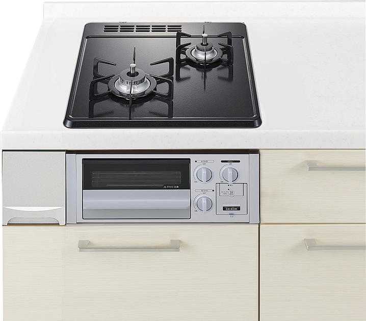 ※お取り寄せ商品につき、お届けまでに14営業日前後(土日祝休日)かかります。 メーカー都合によっては納期がかかる場合があります。 ●間口：45cm ●フェイス：シルバー色 ●トッププレート仕様/色：ホーロートップ/グレー色 ●操作パネル：押...