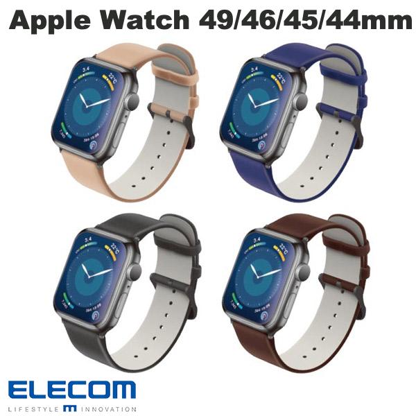 ●気になる商品■ なめらかで肌なじみの良い上質なソフトレザーを採用したApple Watch用バンドです。■ ステッチがなくシンプルなデザインです。■ バンドをApple Watchに装着したままで画面の確認、本体の操作、各種ボタン操作、純...