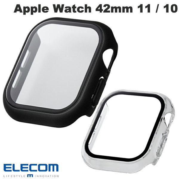 ●気になる商品艶やかで透明度が高く傷に強い強化ガラスとポリカーボネート素材の2重構造で、Apple Watchの画面および側面部を保護し傷や汚れから守るApple Watch用フルカバーケースです。■ ポリカーボネート素材とガラスの2重構造...