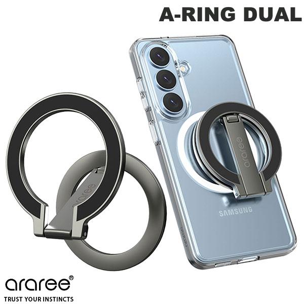 ●気になる商品araree「A-RING DUAL」は、両面マグネット構造を採用した多機能スマホリングです。スマートフォンへの装着はもちろん、金属面への固定にも対応。スタンドとしても使える便利なアイテムです。MagSafe対応で着脱もスムー...