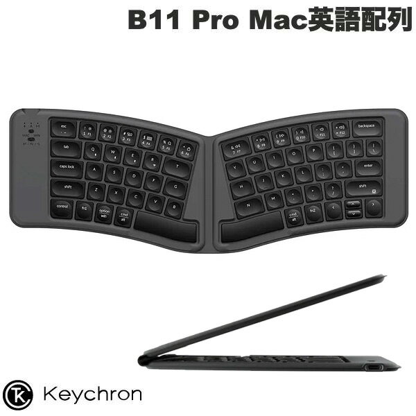 Keychron B11 Pro ウルトラスリム・折りたたみ式キーボードKeychron B11 Proは、移動の多い毎日に寄り添う、シンプルで超薄型の折りたたみ式キーボード。携帯性を重視しながらも妥協したくないユーザーのために設計され、ポ...