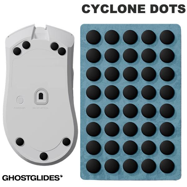 ●合わせて買いたい商品GHOSTGLIDES CYCLONE SKATESはガラスなどのハード系マウスパッドに最適化された硬化PTFE製の高品質マウスソールです。ガラス上では通常のPTFE製ソールと比べて滑らかに滑走するのが特徴で、より軽い...