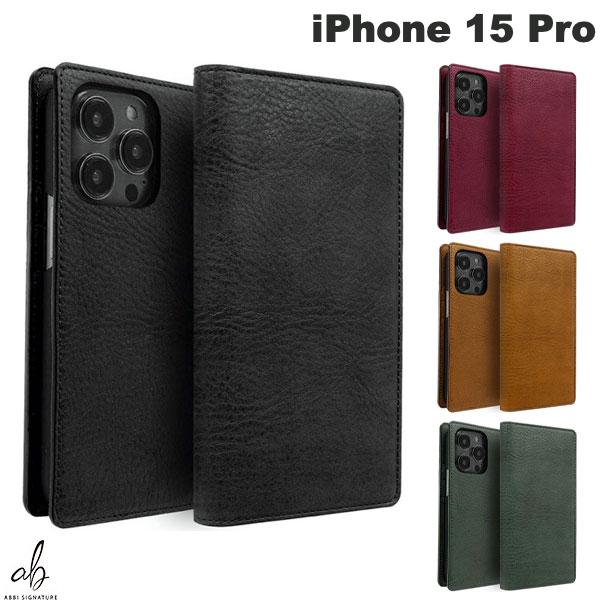・MagSafe対応iPhoneケース・上質な質感と経年変化を楽しめるイタリアンベジタブルタンニンレザー「VINTAGE」・日本の熟練職人によるハンドメイド・カード出し入れに便利なV字式ポケットABBI SIGNATUREの「VINTAGE...