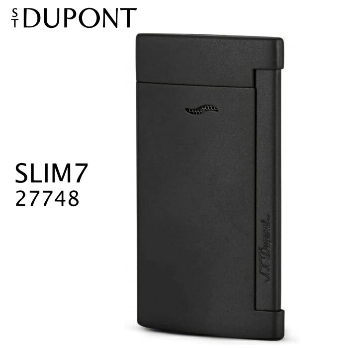 ガスライター商品説明S.T.Dupont SLIM7エス・テー・デュポン スリムセブン「超薄型化」に果敢にチャレンジし、洗練されたデザインに仕上がった「スリム7」。45グラムという軽さ、そして厚さわずか7ミリのスリムなフォルムにより、快適な...
