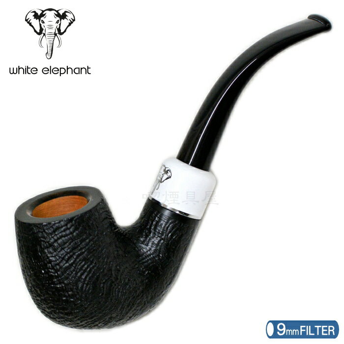 パイプ 喫煙具商品説明White Elephant PIPE Kenya SB17ホワイトエレファント ケニア 白象を象徴としたブランドイメージから「ケニア」と名付けられたシリーズ。 象牙をイメージさせるホワイトリングと大きいボウルが特徴的...