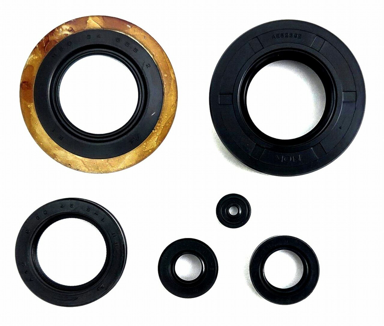 オイルシールキット(1キット)の価格です。 構成品 (6個/キット)モデル：FOR ホンダ ホーク HAWK (77-79)CB250T CB400TCB250NCB400NCM400TCM400C TWINCB400N HAWK 内容品:...