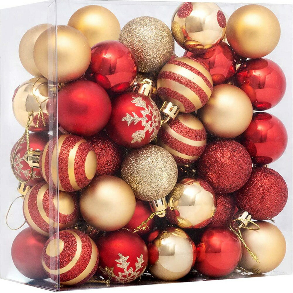 クリスマスボールの豪華セットは、おしゃれでゴージャスな雰囲気を演出します。通年使用できる高品質なPVC素材で、耐久性も抜群です。ご家庭や店舗での装飾に最適です。ぜひ、クリスマスをより華やかに演出してみてください。 ご注意： ・サイズは手作業...