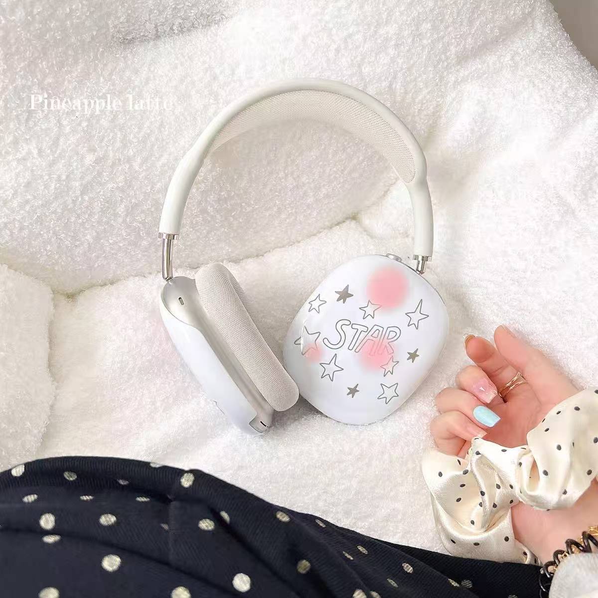 Apple Airpods Max airpods max カバー イヤホン ヘッドホン ケース カバー 透明 TPU素材 カバー アップル 耐衝撃 軽量 持ちやすい カッコいい ソフトカバー 韓国ケース おしゃれ アクセサリー 耐衝撃 保...