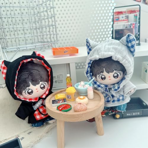 【ぬいぐるみ用 カジュアル パーカー デニムパンツ｜ぬいぐるみをもっと楽しく着せ替えよう！SNS映えするカジュアルなスタイルが登場】 概要説明：ぬいぐるみ用のカジュアルなパーカーとデニムパンツのセットです。お気に入りのぬいぐるみをおしゃれに...