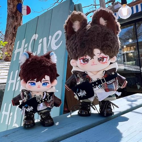 【ぬいぐるみ用 アクセサリー コレクション 着せ替え服セット 10cm 15cm 20cm ヴィンテージ・クールスーツ パーカー 上着 破れたジーンズ バックパック 眼鏡 シューズ｜豊富なアイテムでぬいぐるみをスタイリッシュにドレスアップ！...