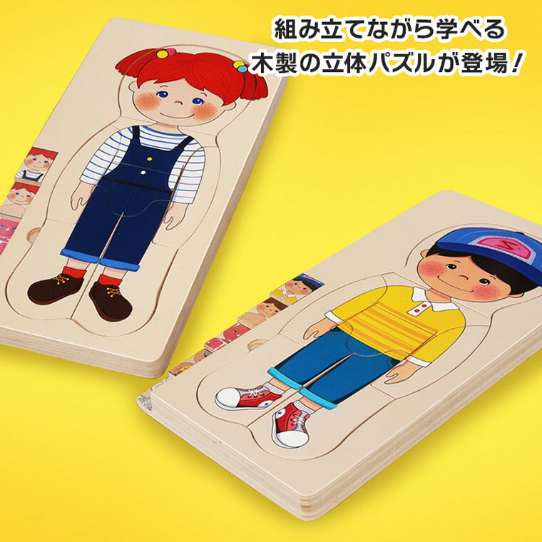 商品情報商品名知育パズル 人体構造 木製 モンテッソーリ おもちゃ注意事項注意事項：※本商品はレゴ互換ブロックで海外の製品になります。（レゴの商品ではございません。）※海外製品の為、塗装不良、バリの残りやハマりづらいなどの可能性がありますの...