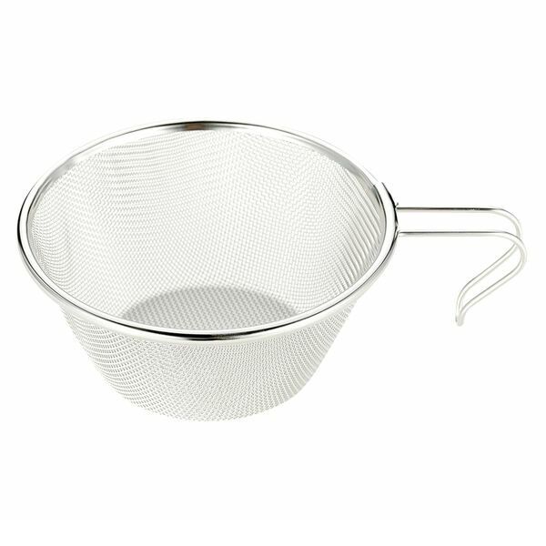 使い勝手のよい片手ハンドル付きのザルです。 食材や麺類の水切り・スープこしなどに便利です。 積み重ねができて、すっきり収納できます。 金物のまち、燕三条で生産しています。 本体は丈夫で錆びにくいステンレス製です。 ■サイズ：外径145×高さ...