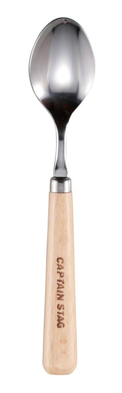 食事を美味しく演出するウッドブレスシリーズ。 天然木柄のカトラリー。 ■サイズ：全長148mm ■材質：金属部：ステンレス鋼、柄：天然木 ■原産国：日本