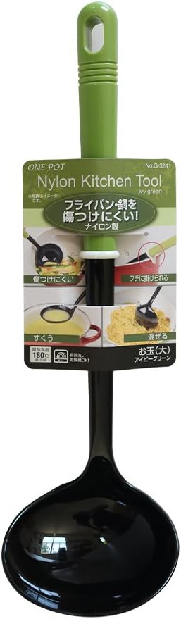 食器洗い乾燥機使用可能 ふっ素加工のフライパンやお鍋をキズつけないナイロン製 フチに掛けておけるフック付 製品サイズ:(約)全長290×幅90mm、皿サイズ 90×78mm 本体重量(kg):0.6 材質:柄・皿部/ナイロン(耐熱温度180...