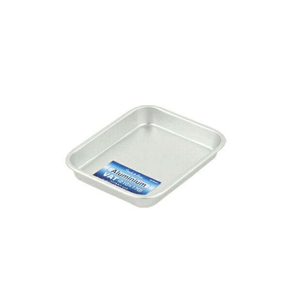 軽いアルミ製バット★角バット♪料理の下ごしらえや冷蔵庫での一時保存に便利です。 軽いアルミ製バットです。■サイズ:(約)幅21×奥行17×高さ3cm ■表面加工:アルマイト ■材料の種類:アルミニウム