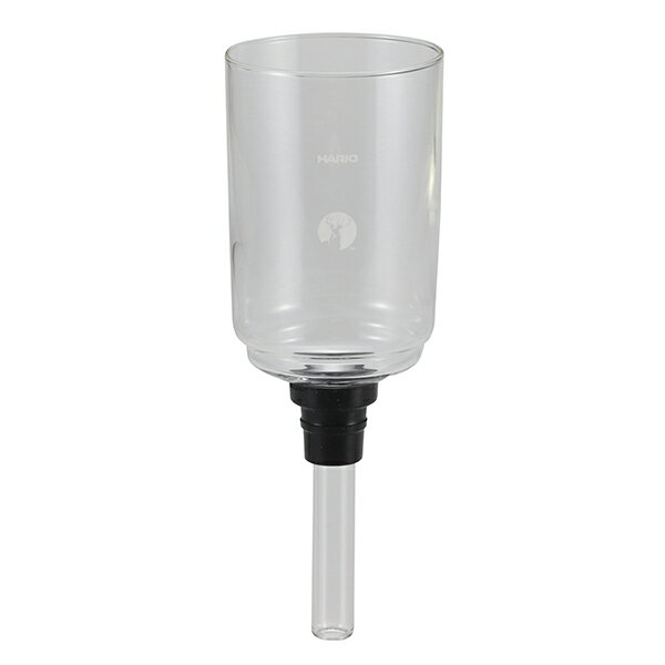 HARIO×キャプテンスタッグ 珈琲サイフォン（木柄）3杯用の上ボールです。 幅8.7×奥行8.7×高さ24.5 ガラスボール：耐熱ガラス（耐熱温度差120度）、ゴムパッキン：シリコーンゴム 日本