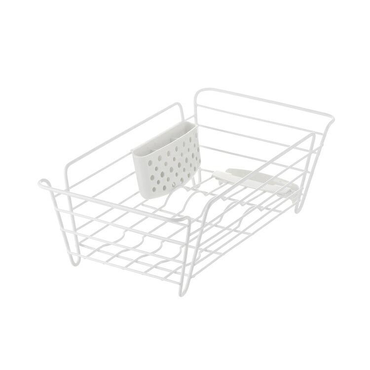 ■商品サイズ：45×23×14(cm) ■ポケット外寸：15.7×4×8.6(cm) ■皿適応サイズ(目安)：直径15〜27(cm) ■まな板適応サイズ：幅35×奥行20.5×厚さ1.3(cm) 【材質】 ドレイナー：スチール(ポリエチレン...