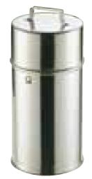 丈夫で錆びにくい18-8ステンレス製の茶缶です。 サイズ：140mm×140mm×260mm材質：18-8ステンレス