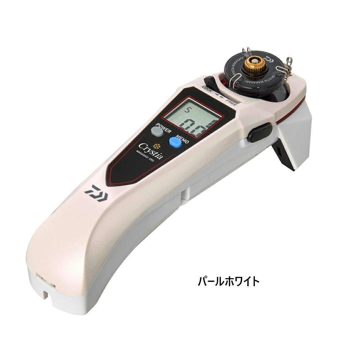贅肉を削ぎ落としたスリムボディー。スリム形状により軽量化、持ちやすさ、手感度アップ。 カウンター付きワカサギリールの基本機能付き。 自重88g 標準巻糸量 0.3号-60m_0.4号-30m ※本製品に「穂先」および「電池」は付属しておりま...