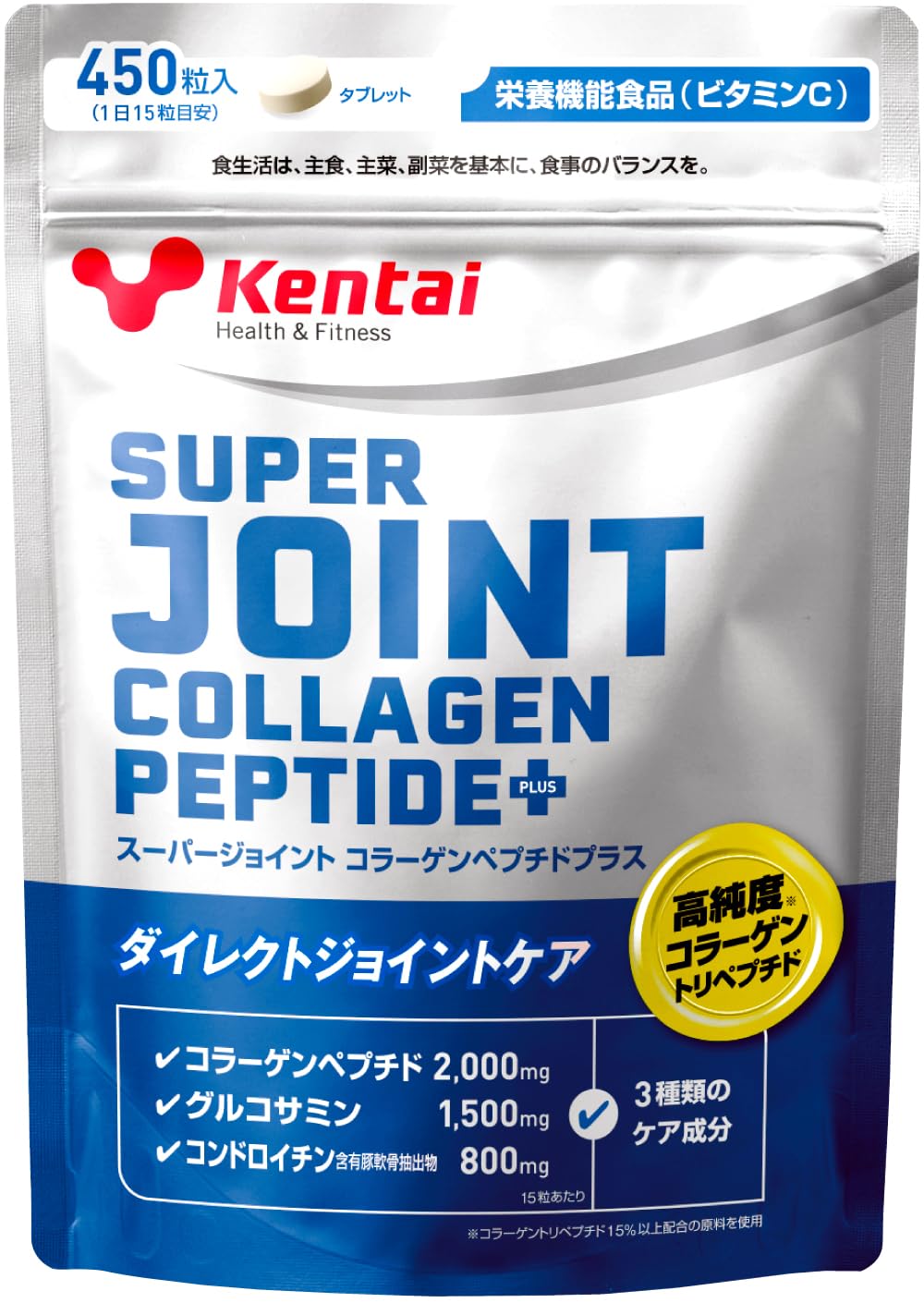 商品サイズ (幅×奥行×高さ) :12.5×7.3×17.5(cm)原産国:日本内容量:175.5g■商品詳細ブランド名: Kentai(健康体力研究所)メーカー名: 健康体力研究所メーカー型番: K4421モデル: スーパージョイント コ...