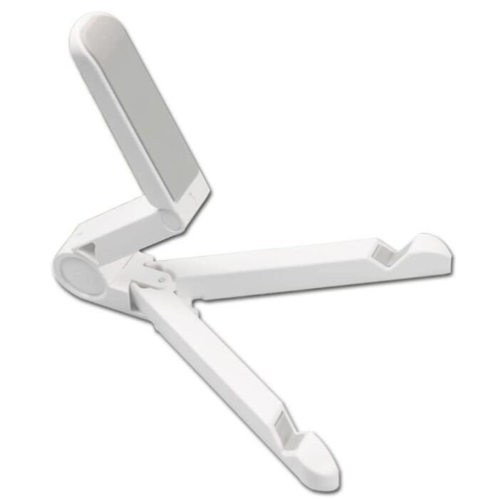 三脚タイプだから、安定感があります。安定感があるので、iPad利用時に、Bluetoothのキーボードを併用し、何処でもコンパクトにオフィスの出来上がります。 7〜11インチiPadやタブレットPC、スマートフォンなどに対応する折り畳み式ス...