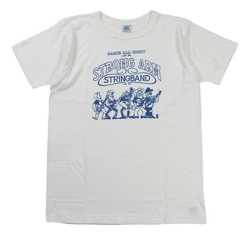 商品情報商品説明/素材JOHN GLUCKOW-"Lot JG-CS06 Strongarm String Band T"-アメリカ東海岸に拠点を置く世界的なヴィンテージディーラー、ジョン・グラッコー氏とウエアハウスがパートナーとなって展開...