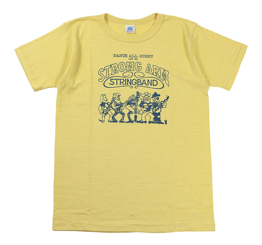 商品情報商品説明/素材JOHN GLUCKOW-"Lot JG-CS06 Strongarm String Band T"-アメリカ東海岸に拠点を置く世界的なヴィンテージディーラー、ジョン・グラッコー氏とウエアハウスがパートナーとなって展開...