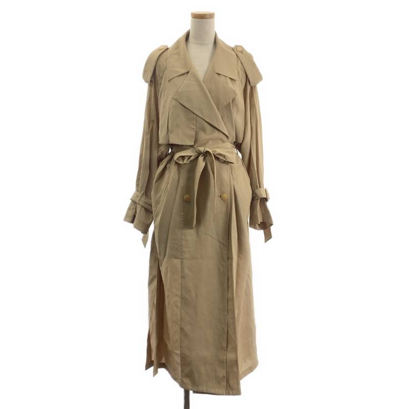 GALLARDAGALANTE / ガリャルダガランテ | シアートレンチコート | F | ベージュ | レディース商品詳細情報ブランドGALLARDAGALANTE / ガリャルダガランテ商品名シアートレンチコート商品説明【付属品】ベル...