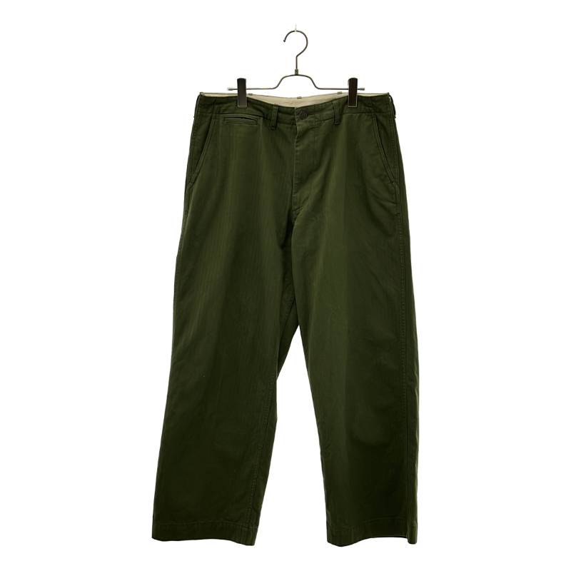 BEAMS PLUS / ビームスプラス | 2026SS | MIL Trousers Herringbone / コットン ヘリンボーン ミリタリーパンツ | L | カーキ | メンズ商品詳細情報ブランドBEAMS PLUS / ビー...
