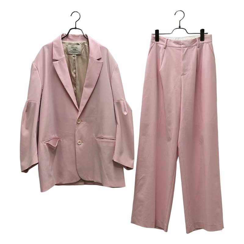 AMERI / アメリ | セットアップ / DIMENSIONAL SLEEVE JACKET STRAIGHT PANTS ジャケット パンツ | M | ピンク | レディース商品詳細情報ブランドAMERI / アメリ商品名セットアッ...